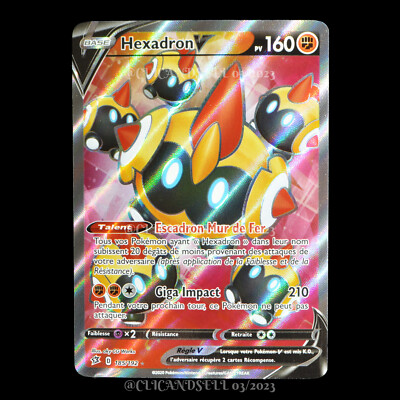carte Pokémon Hexadron V 185/192 #2 EB02 - Clash des Rebelles NEUF FR ...