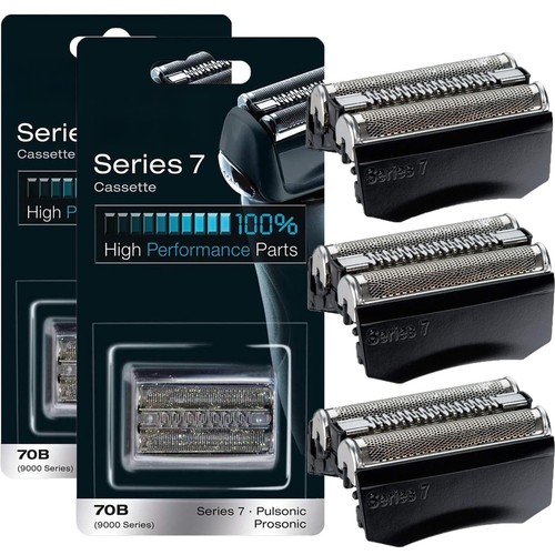 3 Pack Electric Shaver Replacement Head Series 7 Razor Foil Cassette ...