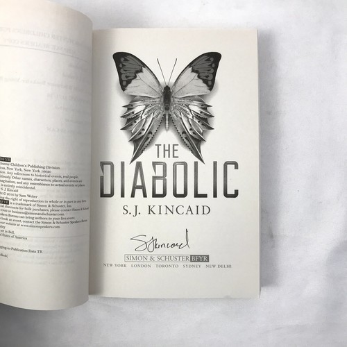 The Diabolic Advanced Readers Copy SIGNED Paperback Book by S.J ...