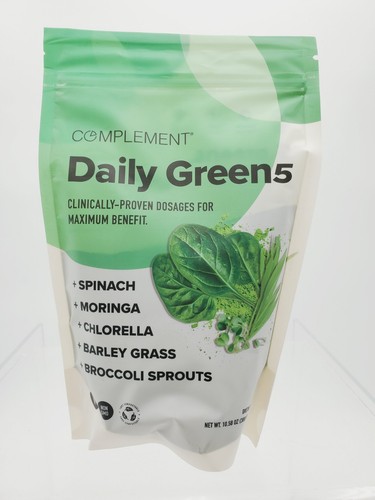 New Complement Daily Greens Powder Drink 10.58 oz Superfood Shake 06/26 ...