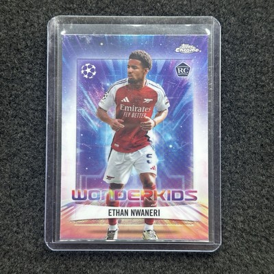 Topps Chrome 24-25 Ethan Nwaneri Rookie Wonderkids WK-8 | eBay