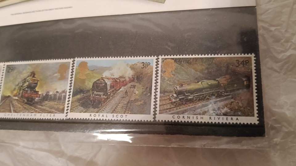 famous trains royal mail mint stamps | eBay UK
