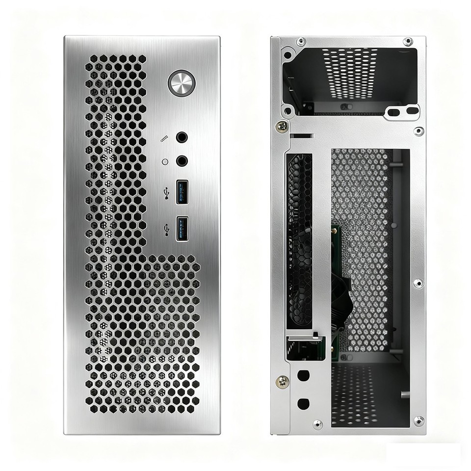 A09 Mini ITX Chassis HTPC Portable Computer Case Support Small 1 U ...