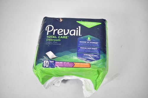 Prevail Total Care Underpads Heavy Absorbency 10' x 30" 10 Pack ...