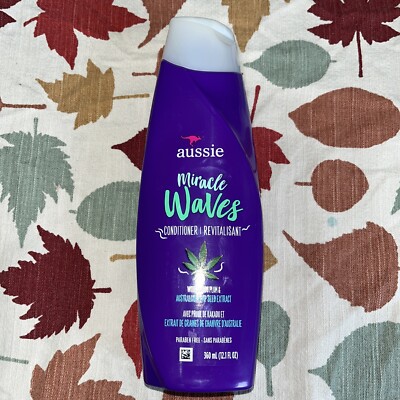 Aussie 12.1 Oz Miracle Waves Kakadu Plum & Hemp Seed Conditioner Rare ...