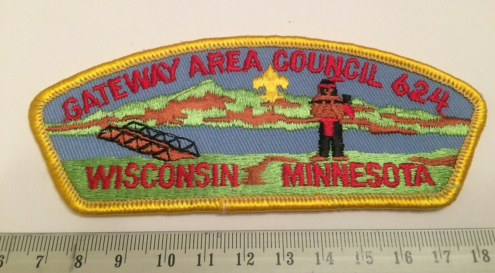Gateway Area Council Wisconsin T2a HORZ Stitch CSP Boy Scouts of ...