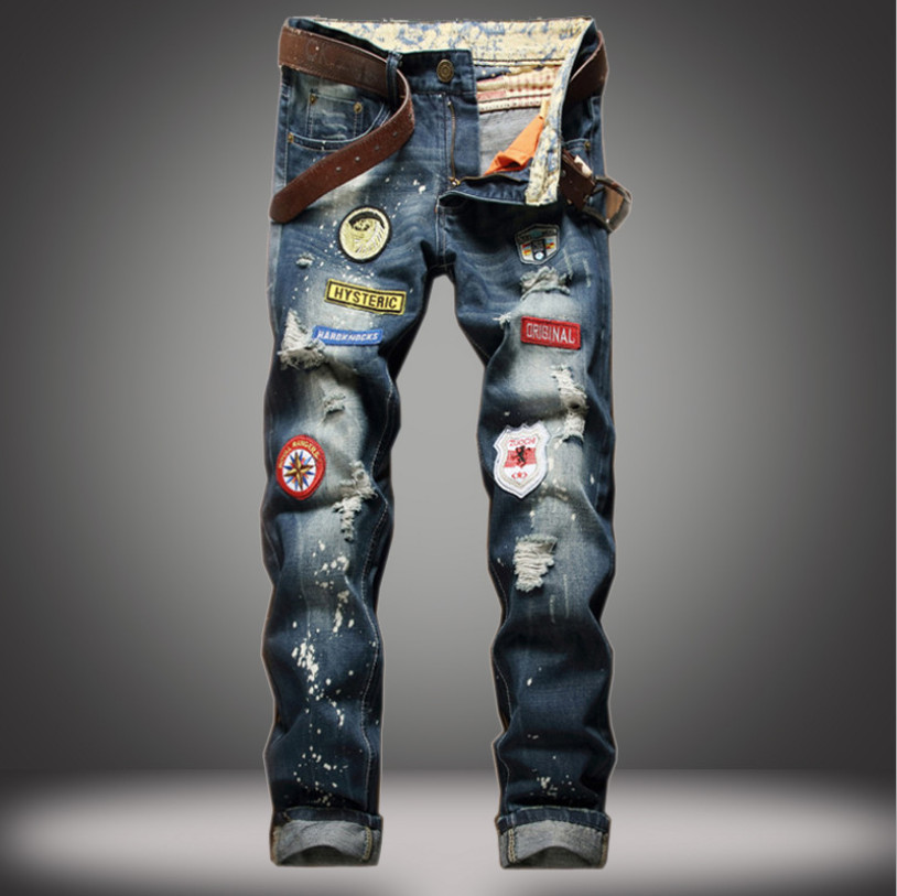 Ripped Pants Style Men