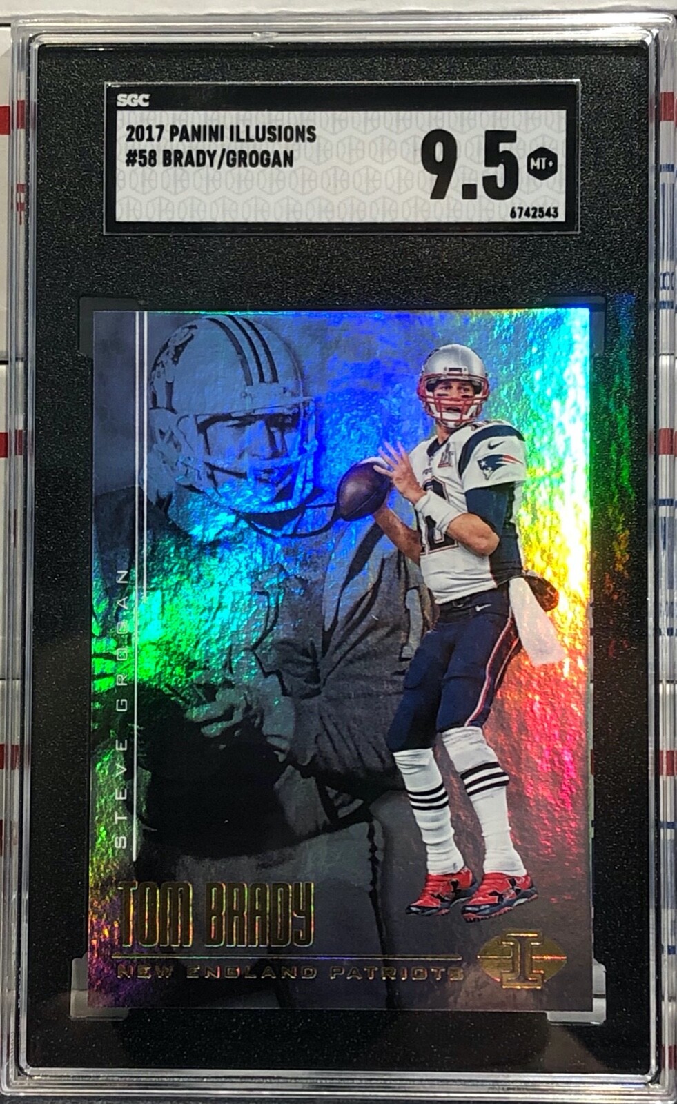 2017 Panini Illusions - #58 Tom Brady, Steve Grogan for sale online | eBay