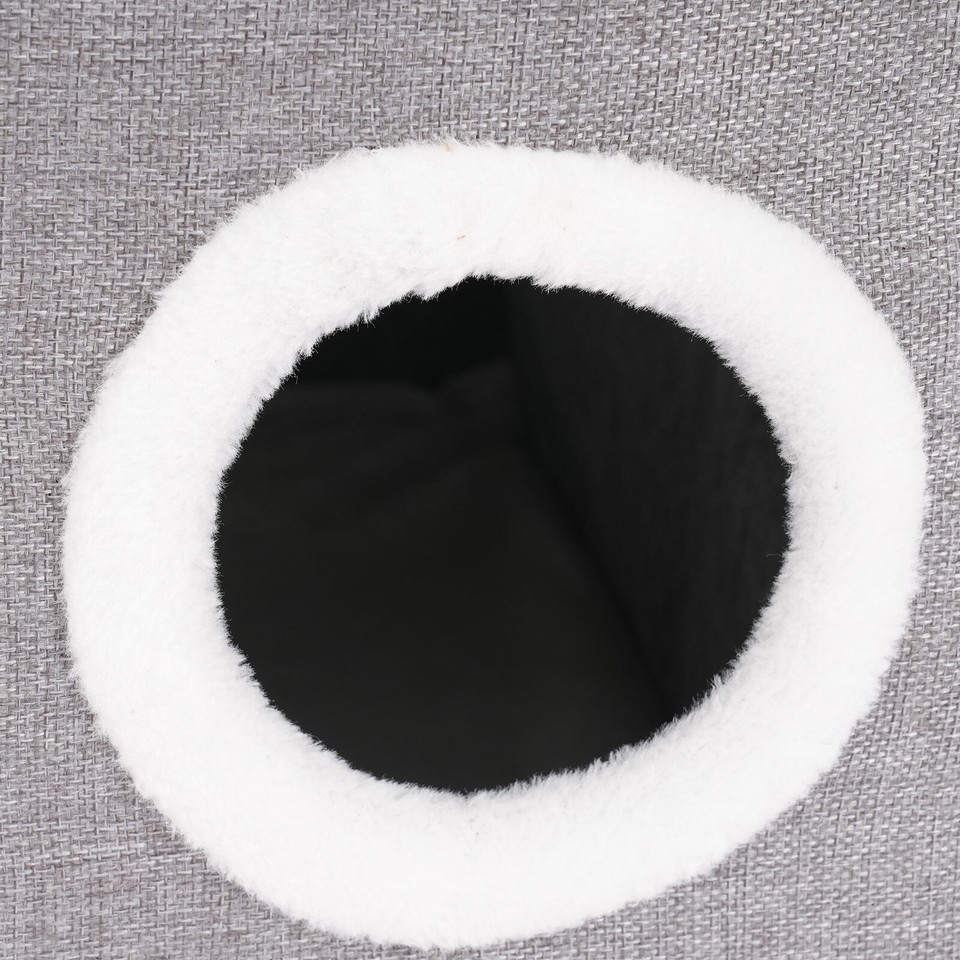 Cat House Large Indoor Cats Bed Cute Modern Cat Condo Shelter Foldable ...