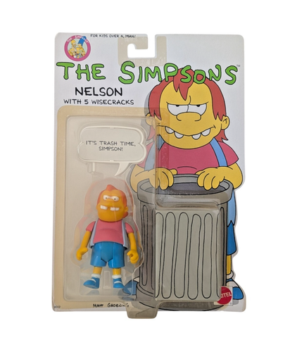 The Simpsons NELSON WITH 5 WISECRACKS - 1990 MATTEL NEW IN BOX | eBay