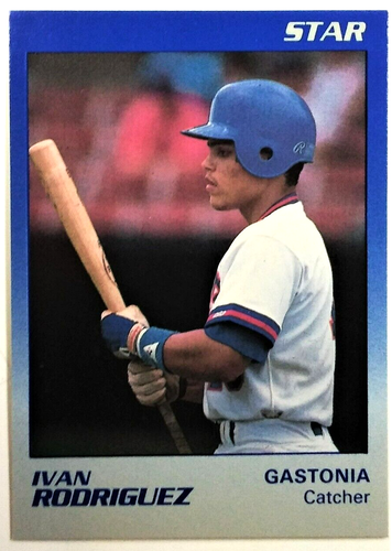 1989 Gastonia Rangers Team Set ~ Ivan Rodriquez HOF 1st MiL Card (Star ...