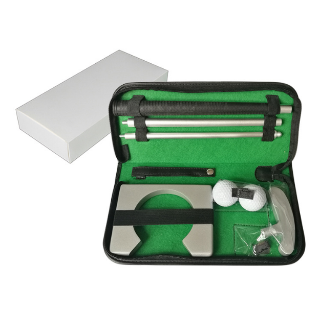 Portable travel kit golf putter set home indoor training assistant ...