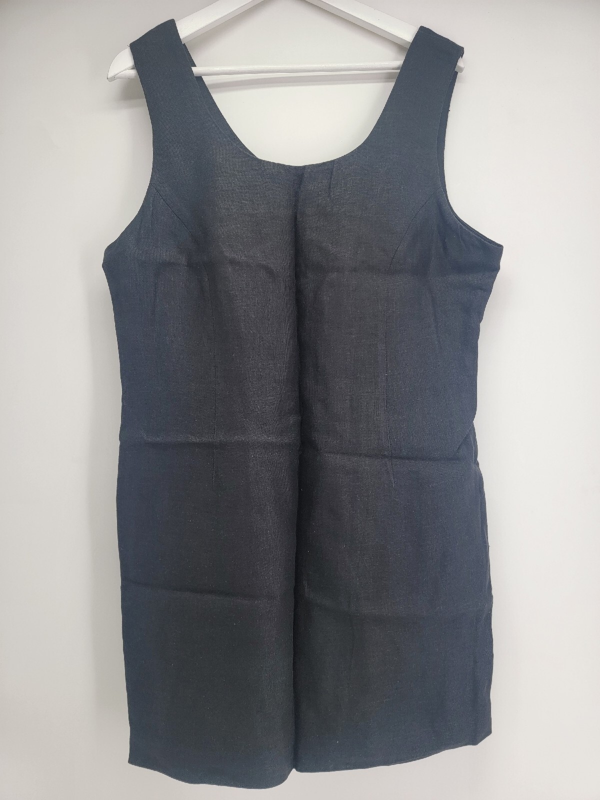 Womens Jennifer Moore Black Linen Dress Size 18 WPL - Gem