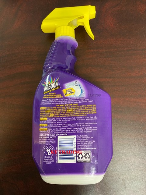 Kaboom Shower Guard Glass Tile Cleaner Protect Repel Stains 4x Longer ...