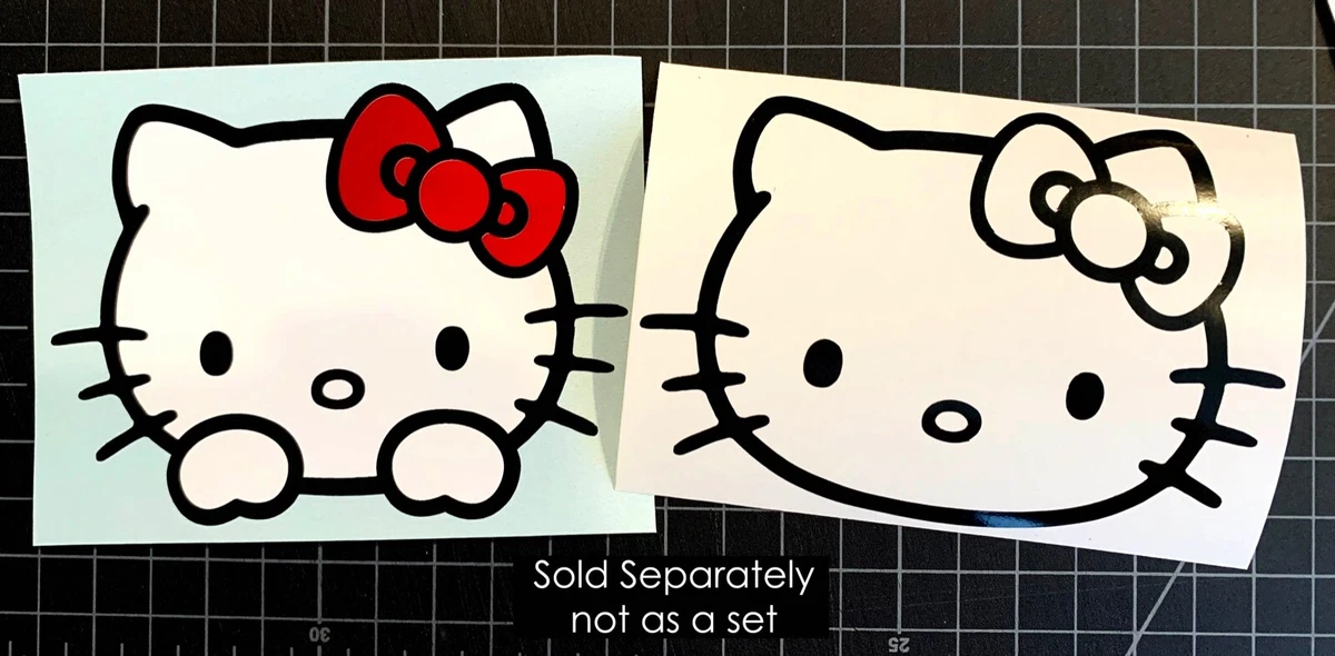Hello Kitty Face Stencil