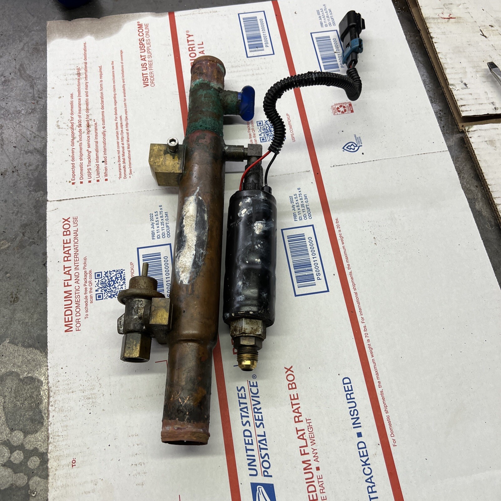 Mercruiser Cool Fuel Cooler and Pump with Pressure Regulator