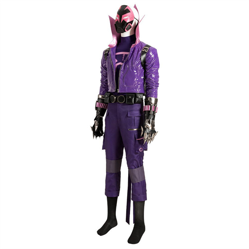 Spider-Man Prowler Miles Morales Cosplay Costume With Mask Outfit Men ...