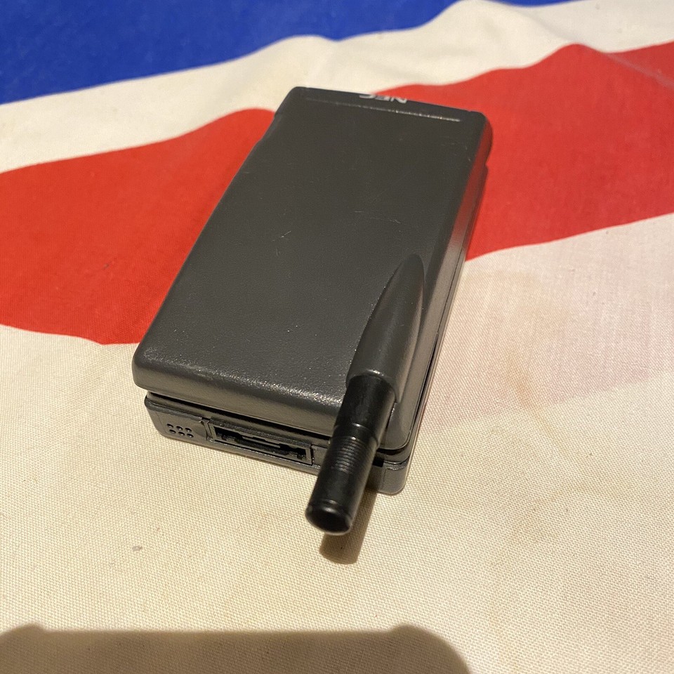 Vintage Nec Flip Phone Fold Phone! First Model, Store Demo Unit Very ...