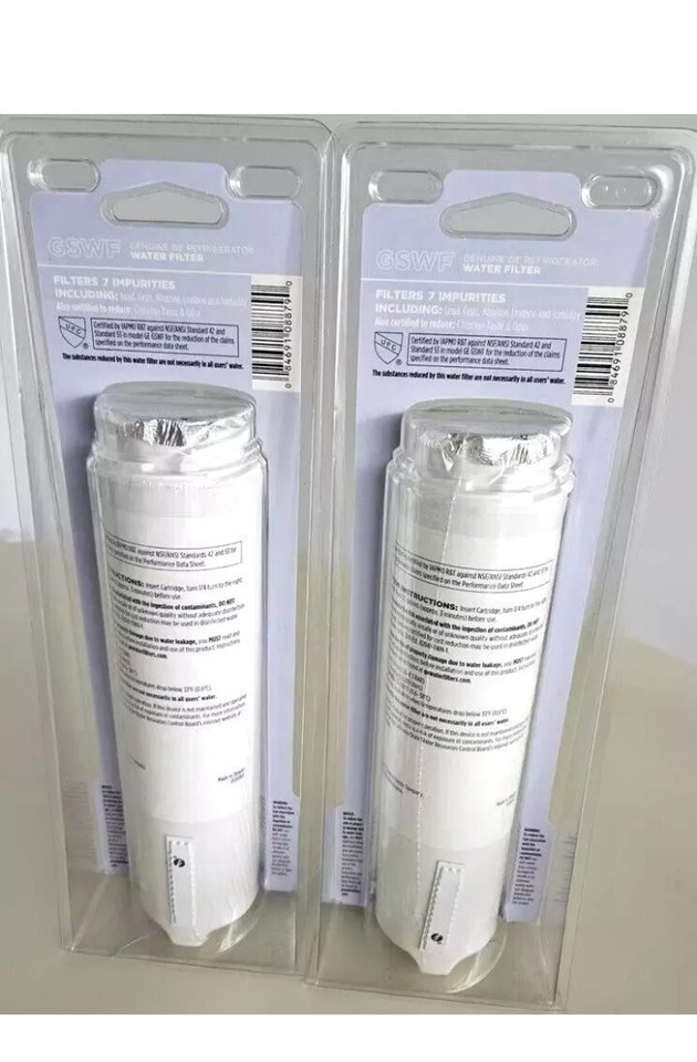 Genuine GE SmartWater Refrigerator Filter GSWF Replacement Cartridge ...