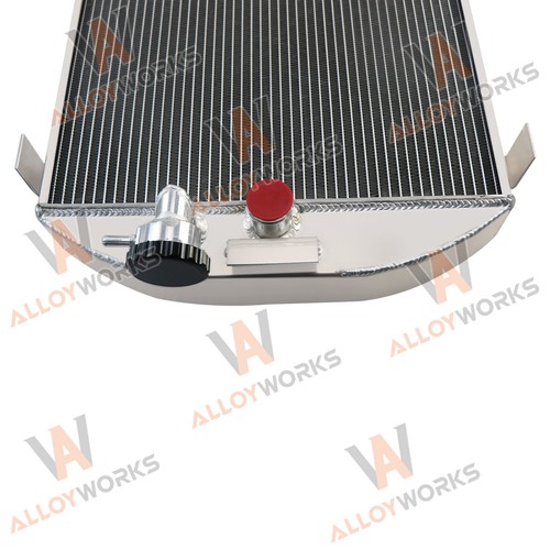 4 Row Aluminum Radiator For 1933-1935 Ford MODEL A Hot Rod Chevy V8 3 ...