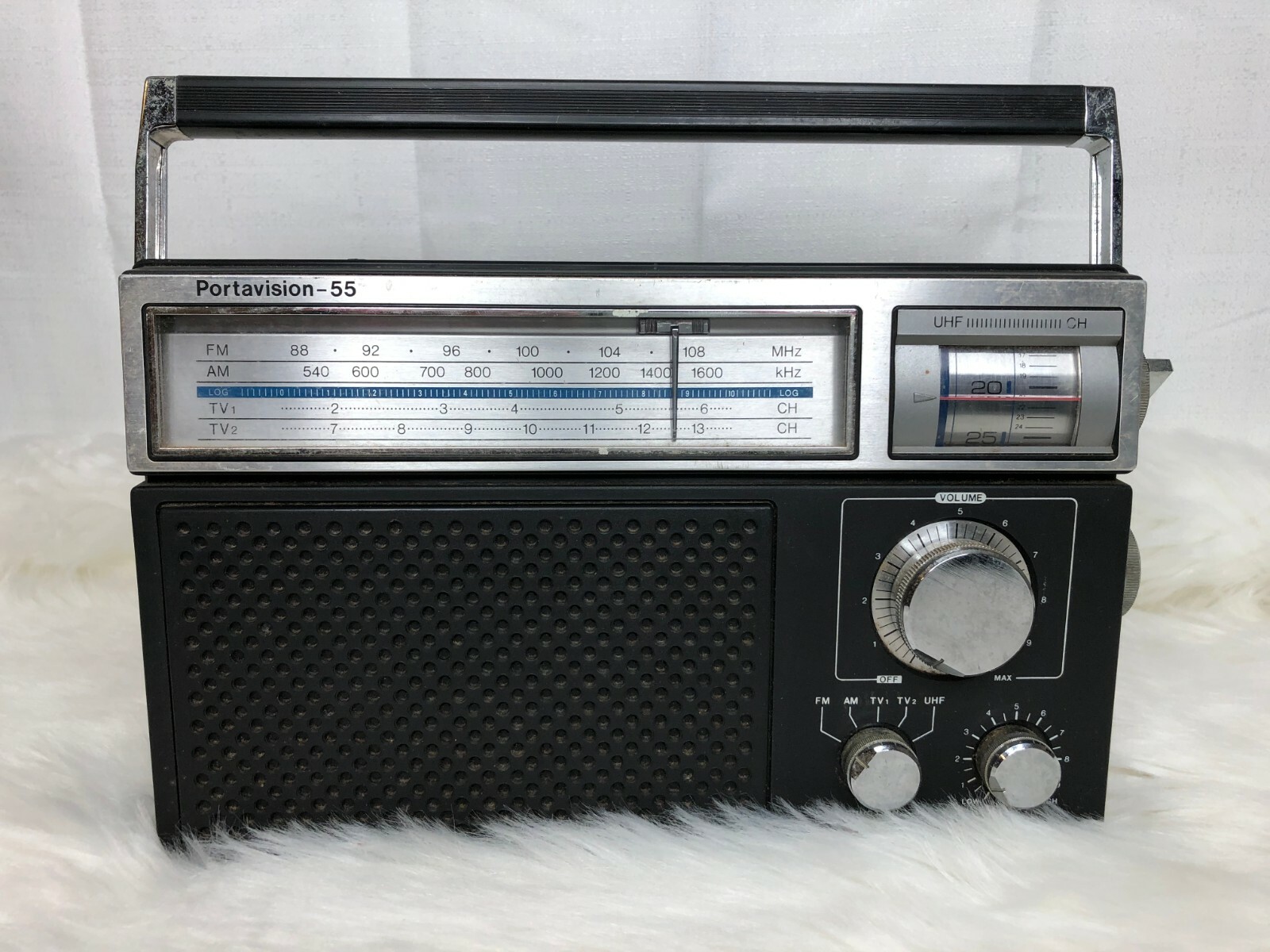 VINTAGE RADIO TV Realistic Portavision 55 12-778 Vintage 1984 FM/AM/TV ...