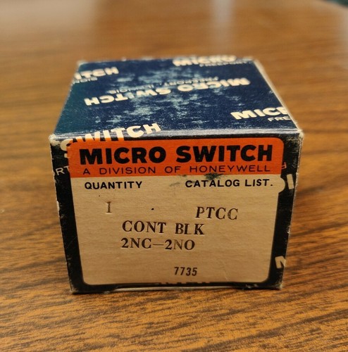 Micro Switch, PTCC, Contact Block 2NC 2NO NEW | eBay