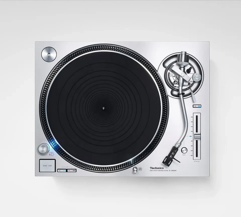 Technics SL-1200GR2-S Silver Hi-Fi Audio Direct Drive Turntable New ...