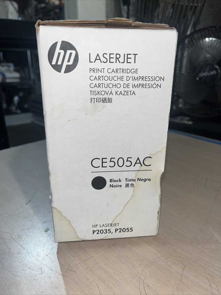 HP CE505 AC Black LaserJet Toner Cartridge for P2035 P2055 Printer ...