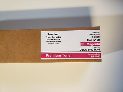 Premium Toner Cartridge Dell 5100 Series 8K Magenta DELR-5100-MAG BNIB ...