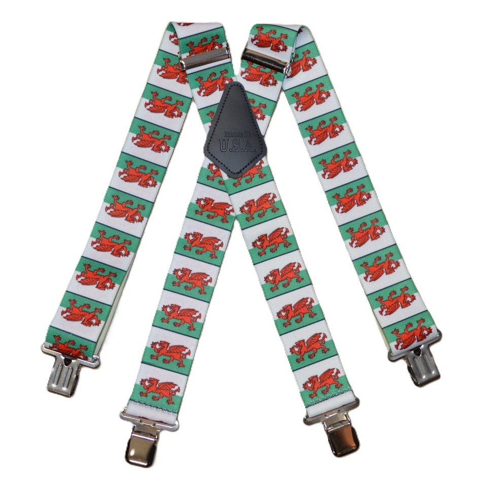 Men's Work Trouser Braces 2" Wide Heavy 50+ Designs - One Size Fits All ...
