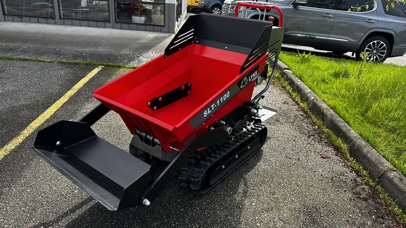 LYNX SLT-1100 PRO HYDRAULIC MINI DUMPER, TRACK WHEELBARROW SELF LOADER EPA 6.5HP | eBay