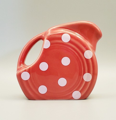 Fiesta Scarlet with White Dots - HLCCA Exclusive Mini Disk Pitcher 1st ...