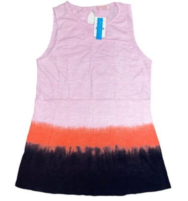 FRESH PRODUCE Small Blush OMBRE Shoreline CHLOE $59 Key Hole TANK Top ...