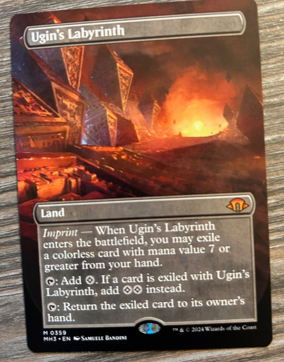 MTG Ugin's Labyrinth (Borderless) MH3 Mythic Normal #359 | eBay