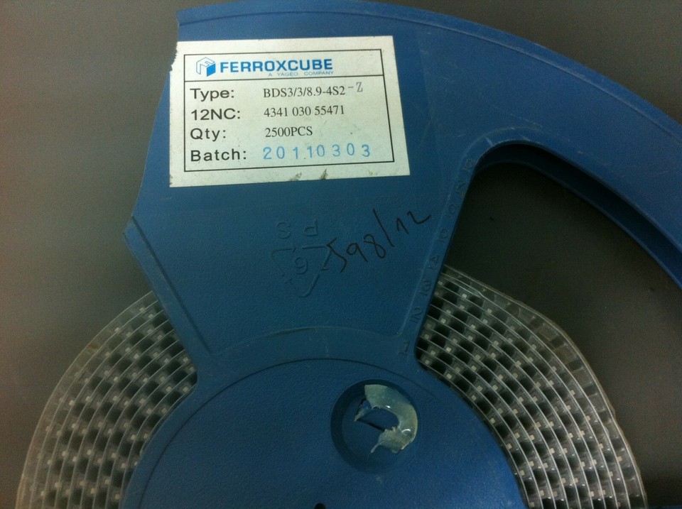 BDS3/3/8.9-4S2-Z - FERROXCUBE - 20pcs LOT - Ferrite Beads 100Ohm 100MHz ...