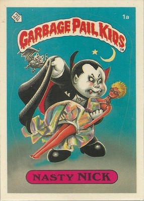 1985 Garbage Pail Kids # 1A Nasty Nick - Very High Grade | eBay