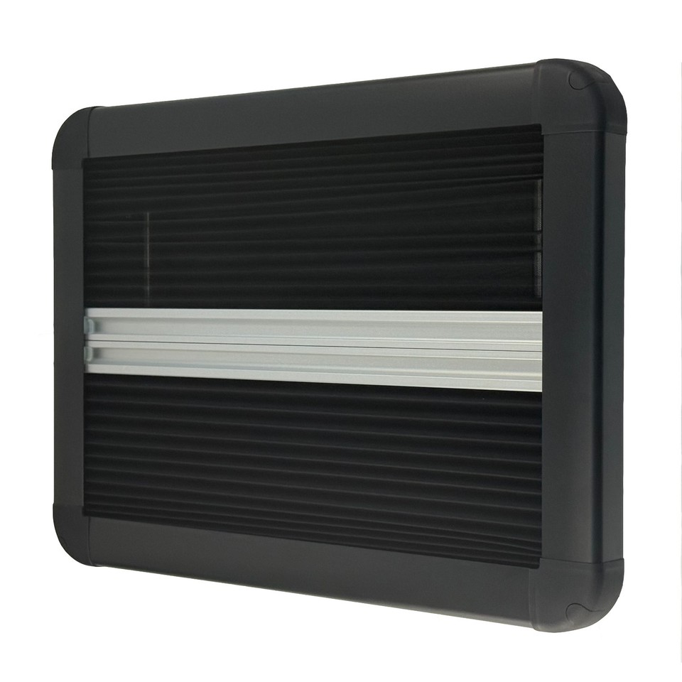 Tinted Flat Camper Van Cassette Window With Black Blind Frames Caravan ...