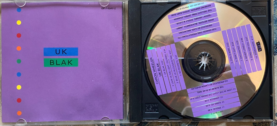 Caron Wheeler - UK blak (1990) - Caron Wheeler CD CQVG The Cheap Fast ...