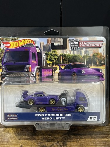 Hot Wheels RWB Porsche 930 Purple Team Transport #17 Car Culture ...