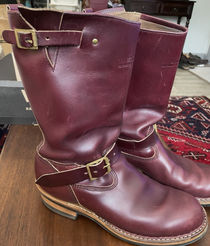 White's Nomad Engineer Boots 11.5D Ox Blood Burgundy Chromexcel | eBay