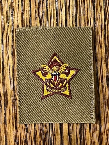 Boy Scouts RARE Star Rank Patch 1915 1-1-8 | eBay
