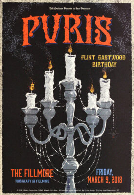 PVRIS (Paris) 2018 Fillmore Concert Poster w/Flint Eastwood Birthday ...