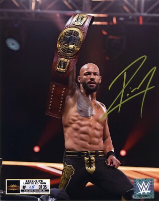 "OFFICIAL WWE SHOPZONE" WWE NXT AEW RICOCHET SIGNED 8x10 AUTO 25/37 | eBay