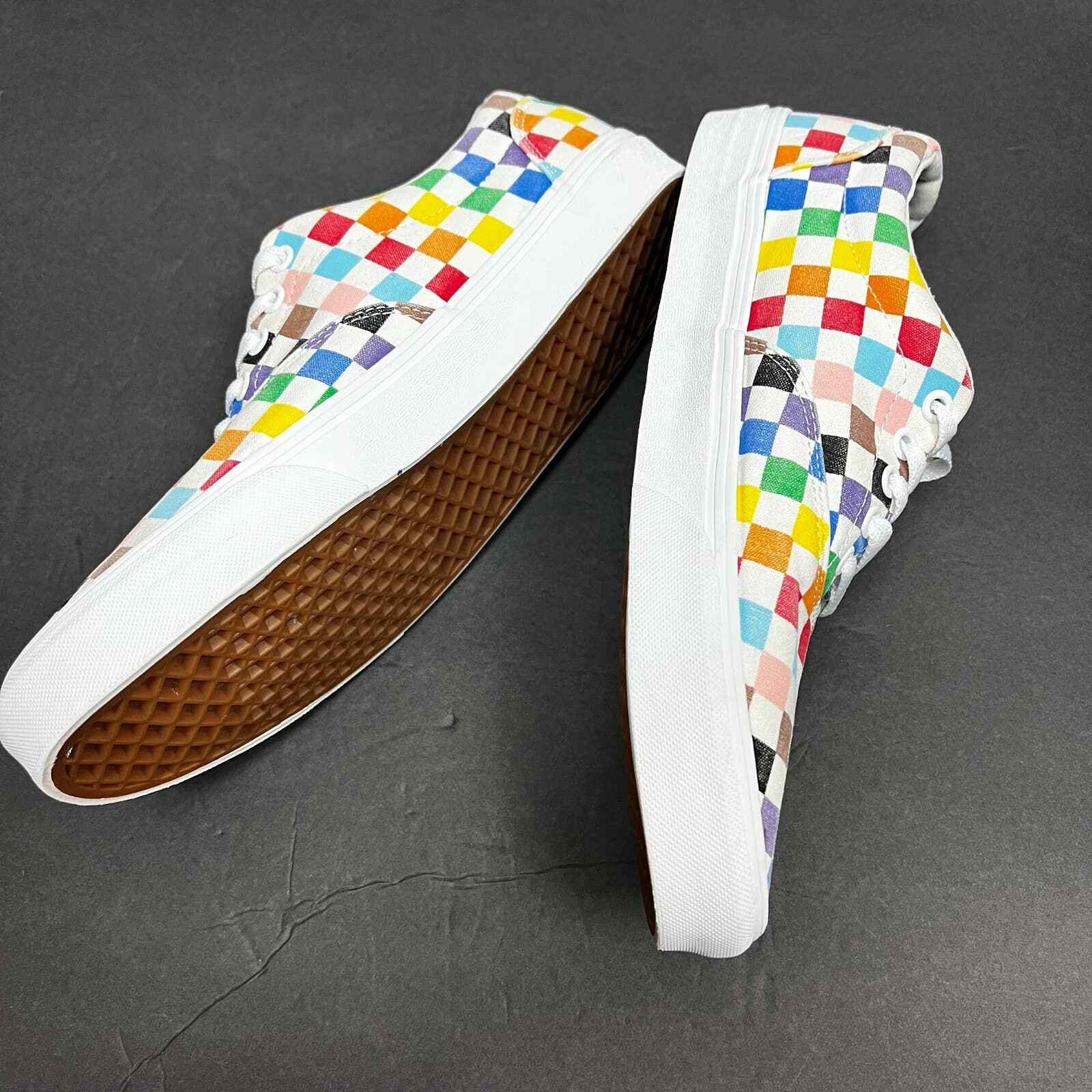 Vans Mens Doheny Pride Checkerboard Rainbow Skateboar… - Gem