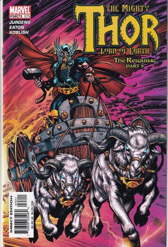 THE MIGHTY THOR Vol. 2 #73 (#575) March 2004 MARVEL Comics - Thialfi ...