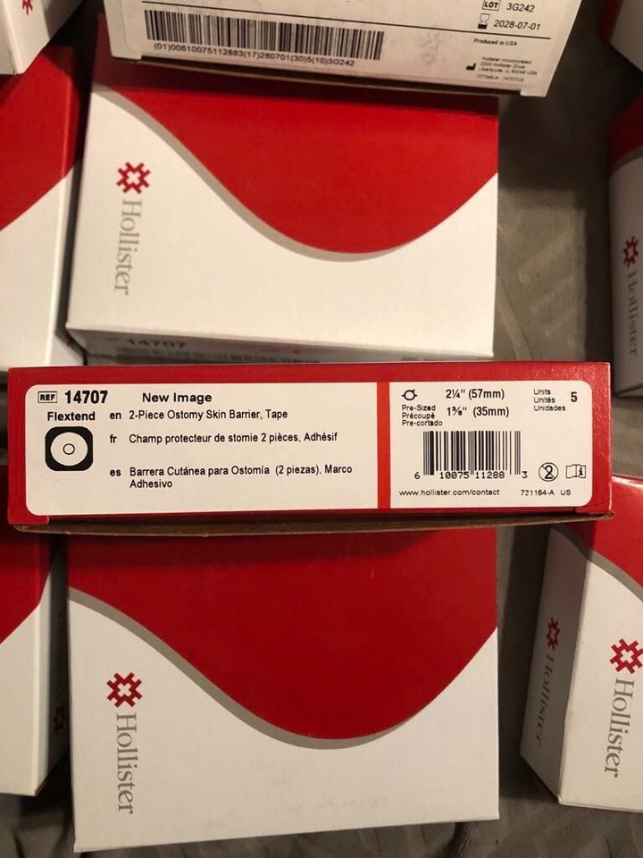 20 boxes Hollister 14707 New Image 2-Pc Barriers Flange 1-3/8" All Exp ...