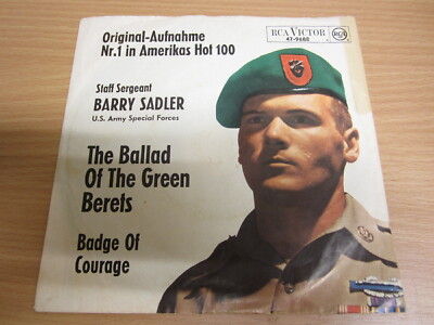 Single / Staff Sergeant Barry Sadler ?– The Ballad Of The Green Berets ...