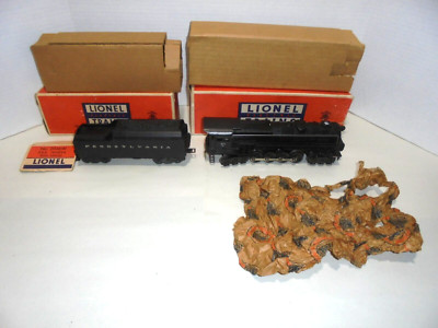 LIONEL 671 RR LOCOMOTIVE O GAUGE VINTAGE FREIGHT TRAIN SET POSTWAR 4 ...