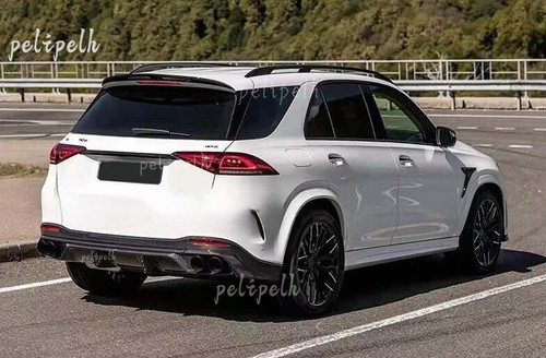For Mercedes-Benz GLE CLASS W167 GLE Real Carbon Rear Roof Spoiler Top ...