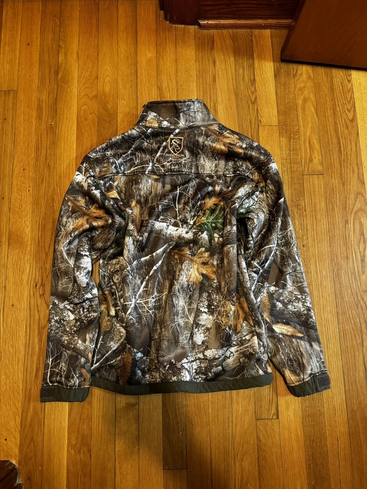 Drake Non Typical Silencer Full Zip Agion Jacket Bottomland Camo Sz ...